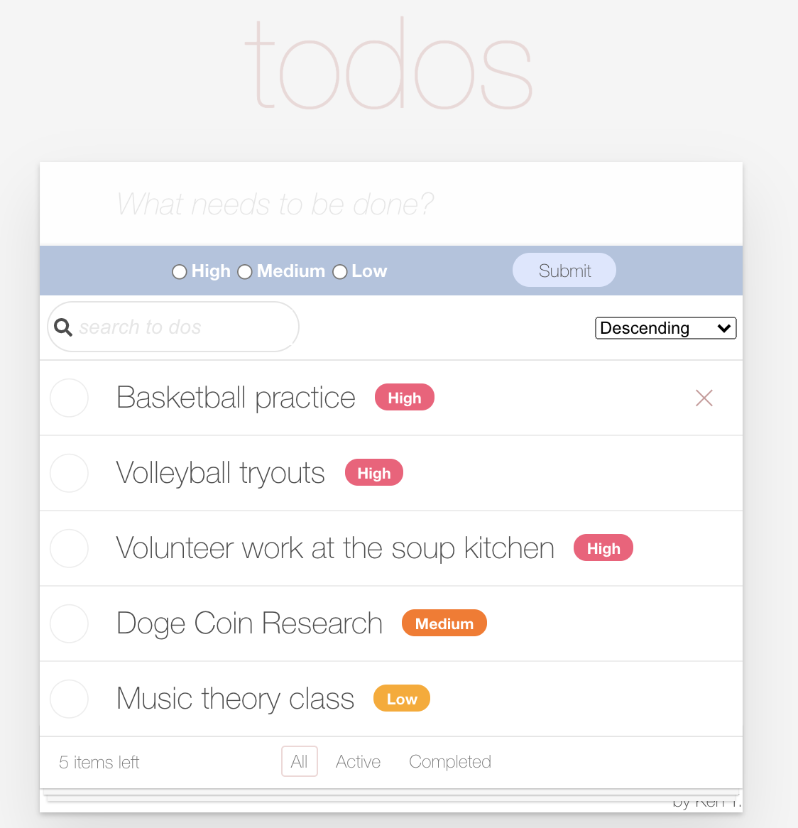 GitHub - kaleungting/todomvc-react